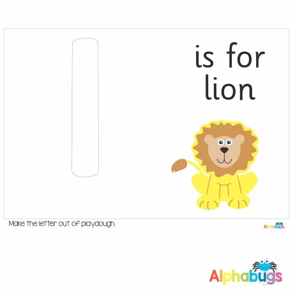 Playdough Mat - Learning Letters l | Alphabugs