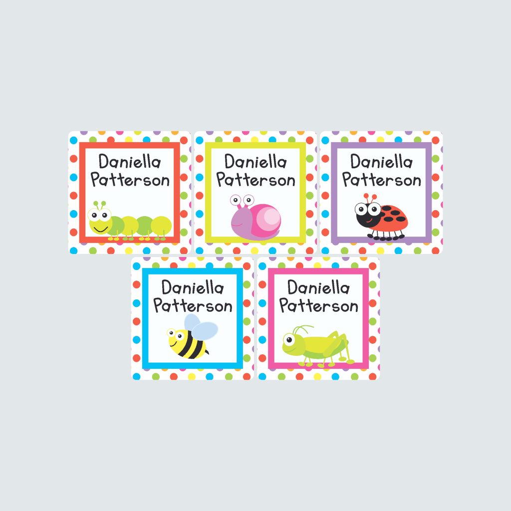 Square Labels - Alphabugs | Alphabugs