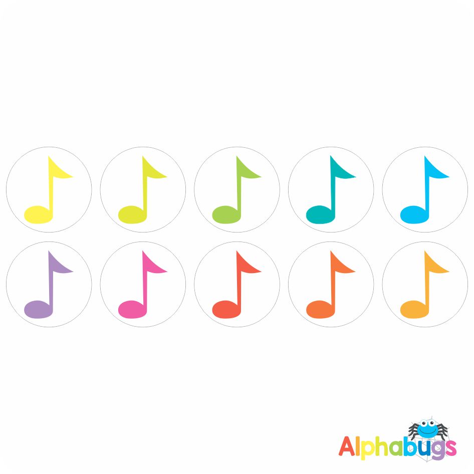 Music Stickers Archives | Alphabugs