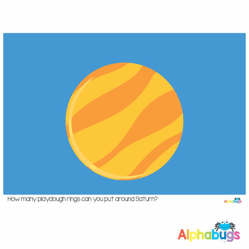 Playdough Mat - Outer Space 3 | Alphabugs