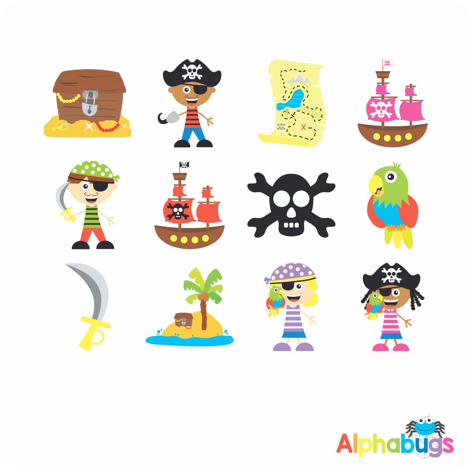 Character Magnets - Ahoy There Matey | Alphabugs