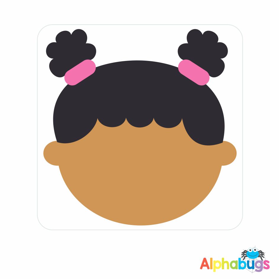 Edu Mag - Build-A-Face (Girl 2) | Alphabugs