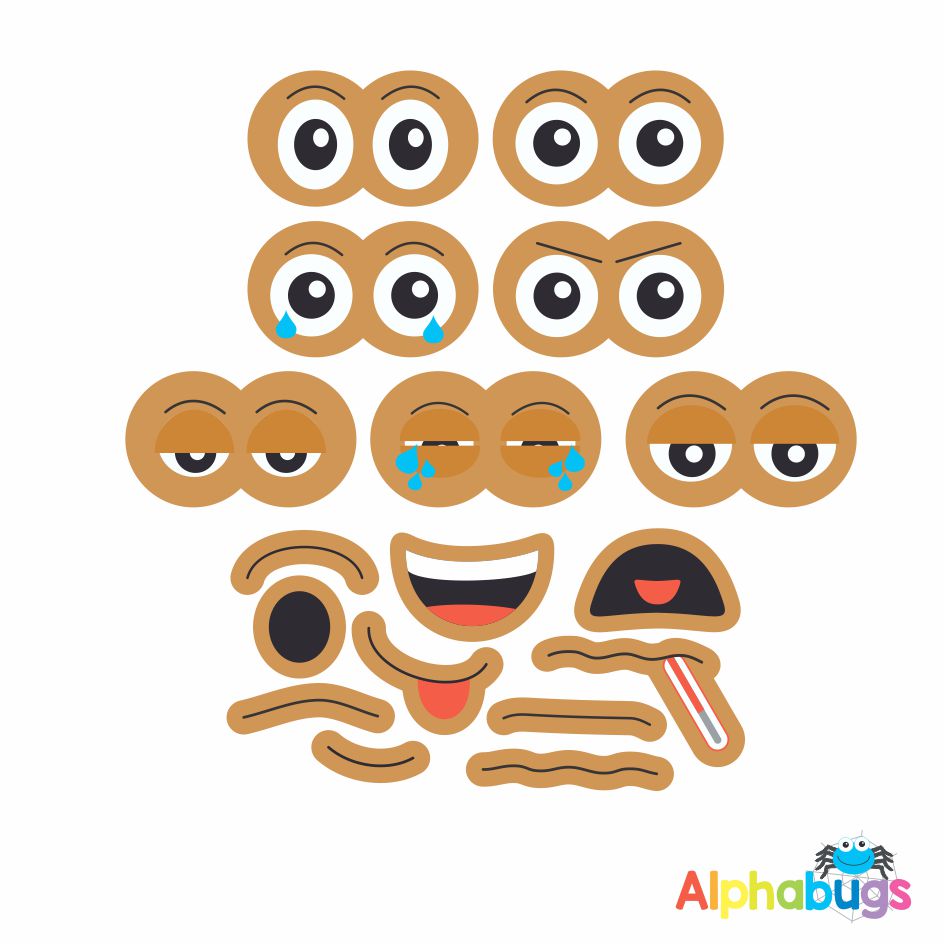 Edu Mag - Build-A-Face (Boy 2) | Alphabugs