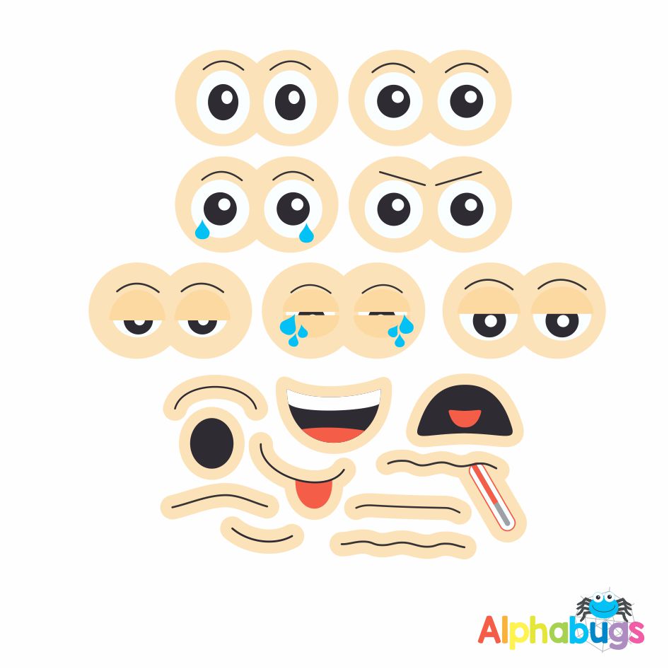 Edu Mag – Build-A-Face (Boy 1) – Alphabugs