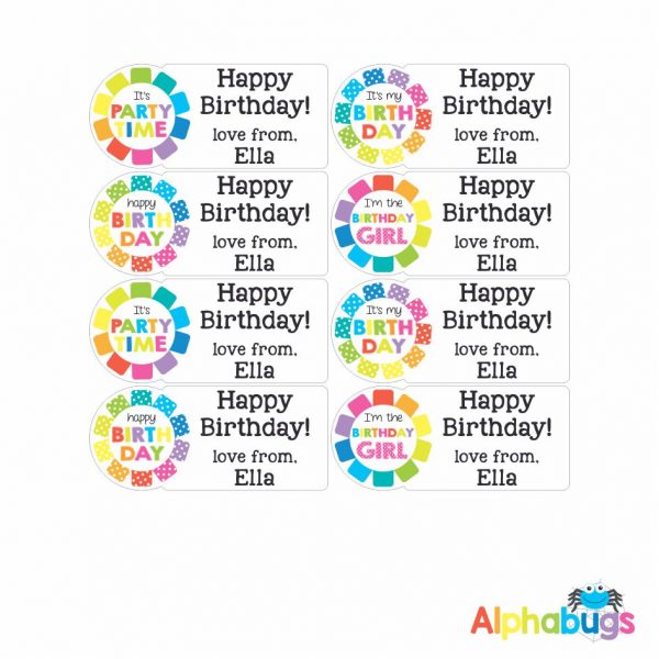 Gift Labels - Birthday Smiles | Alphabugs