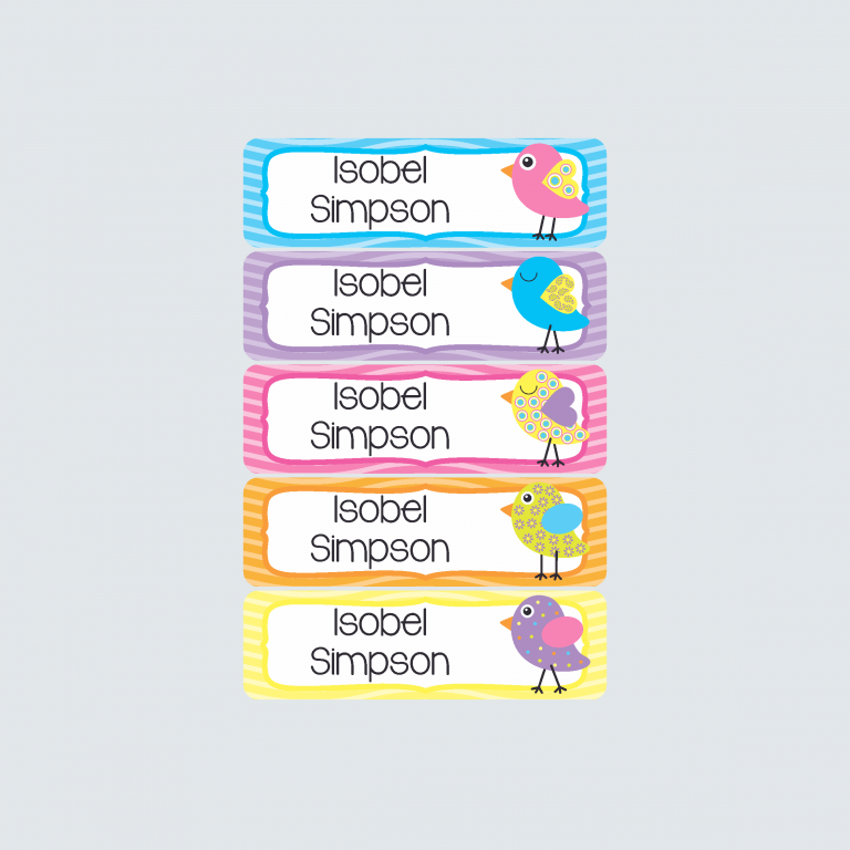 Classroom Decor - Beautiful Birds Birthday Chart | Alphabugs