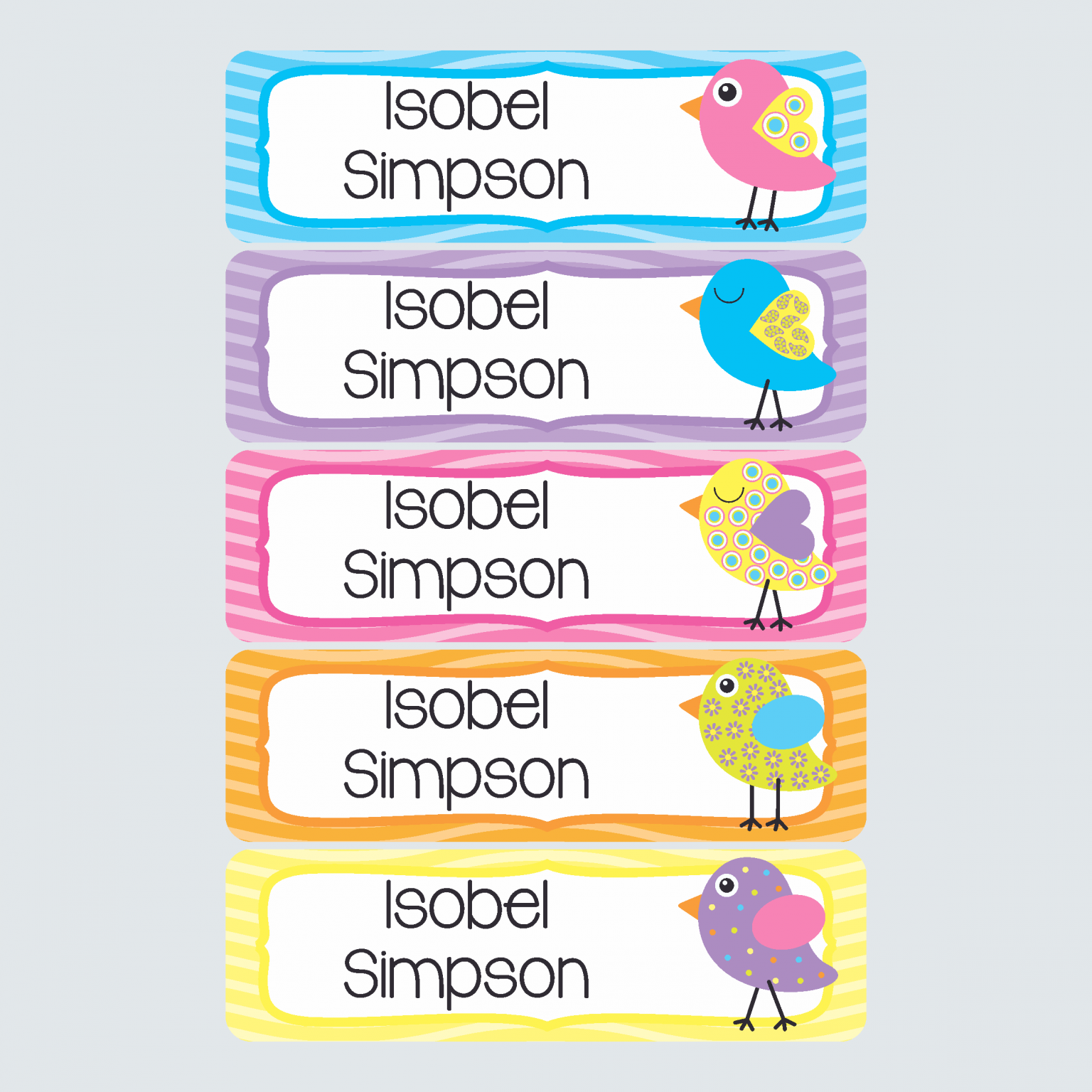 Classroom Decor -Beautiful Birds Reward Charts | Alphabugs