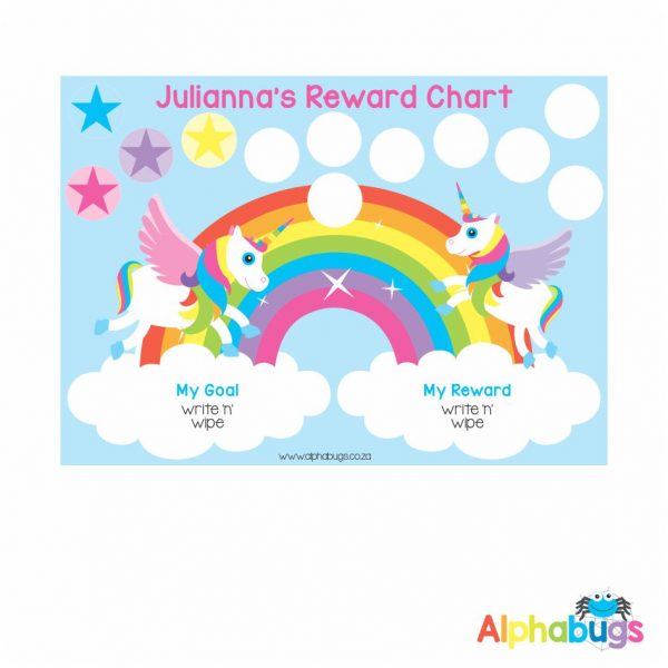 Magnetic Reward Chart - Magical Mermaids Indian | Alphabugs
