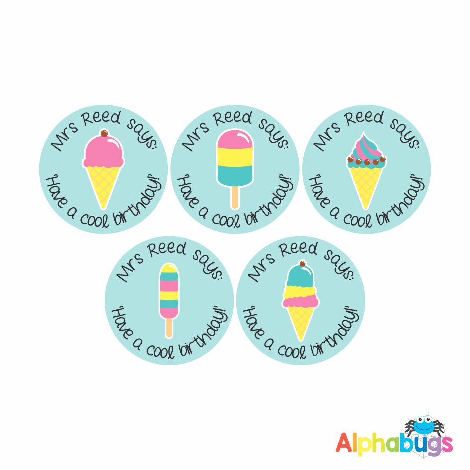 . Personalised Stickers Archives | Alphabugs