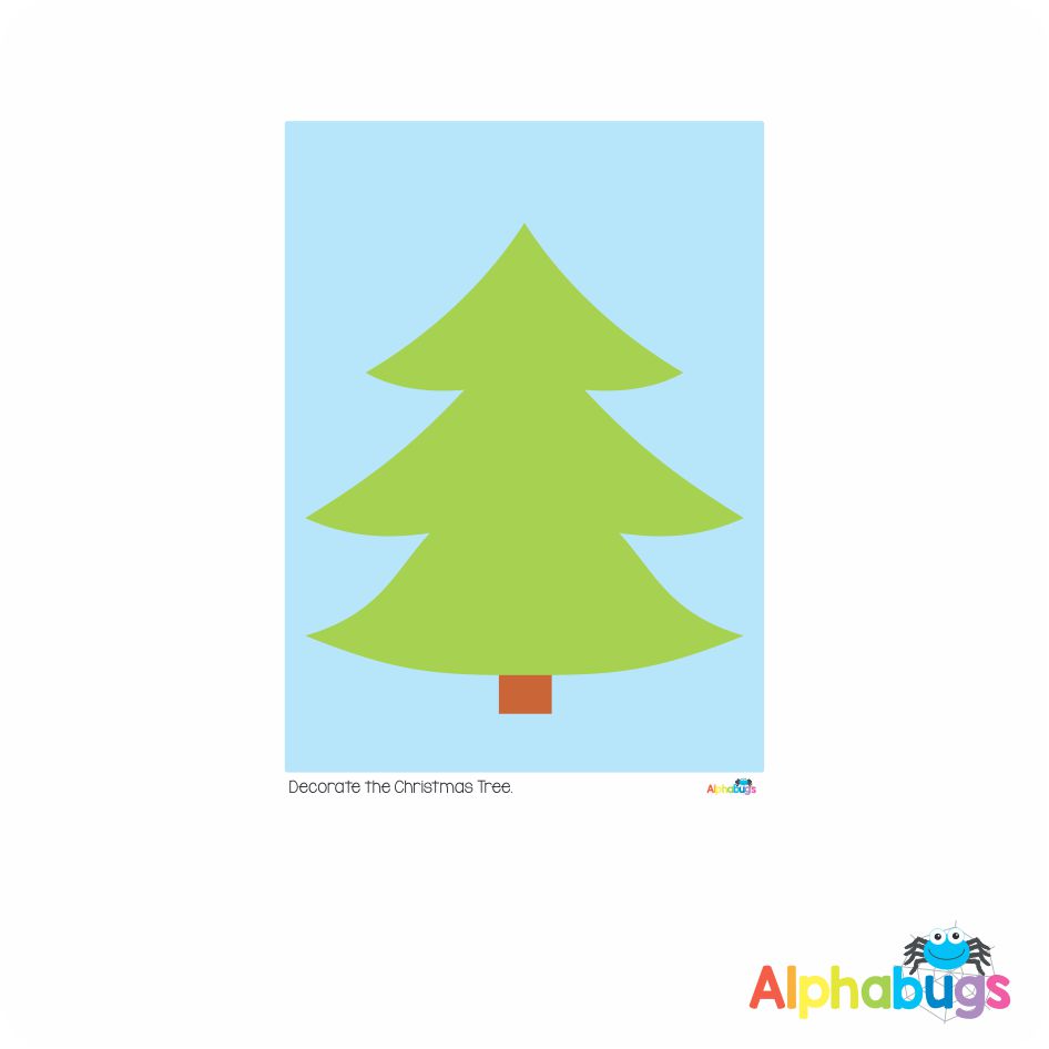 Playdough Mat – Christmas Characters 5 – Alphabugs