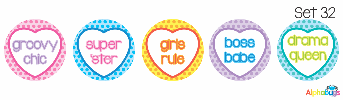 Large Name Labels | Alphabugs