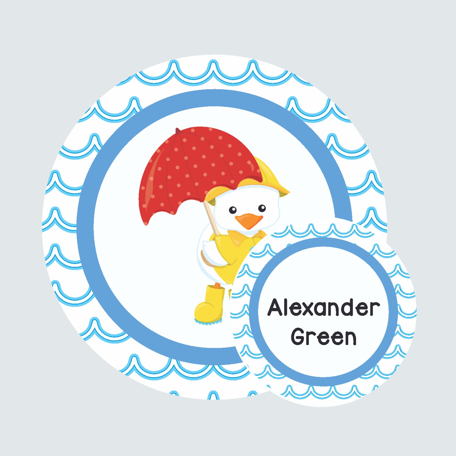 Bag Tag - Puddle Ducks | Alphabugs