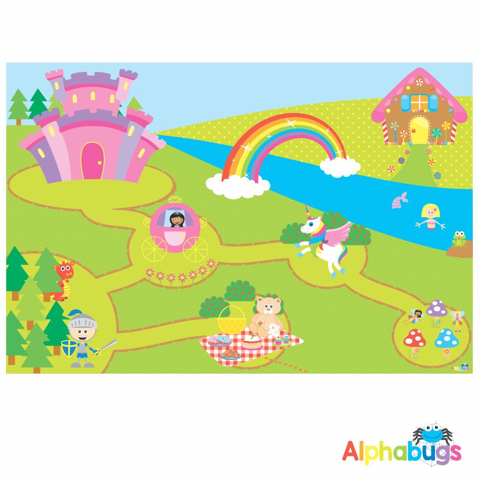 Home Printable - Colour n Draw Fairytale Fantasy | Alphabugs