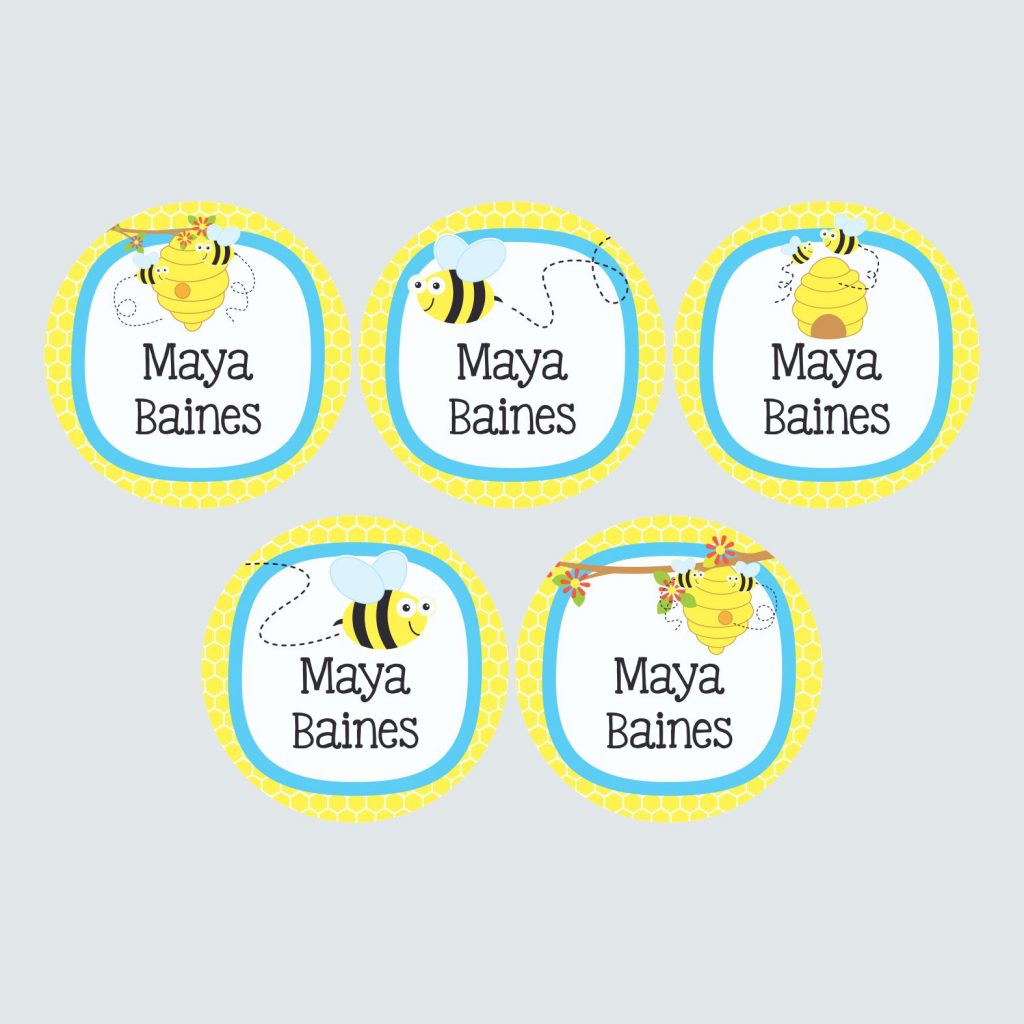 Classroom Decor - Busy Bees Labels | Alphabugs