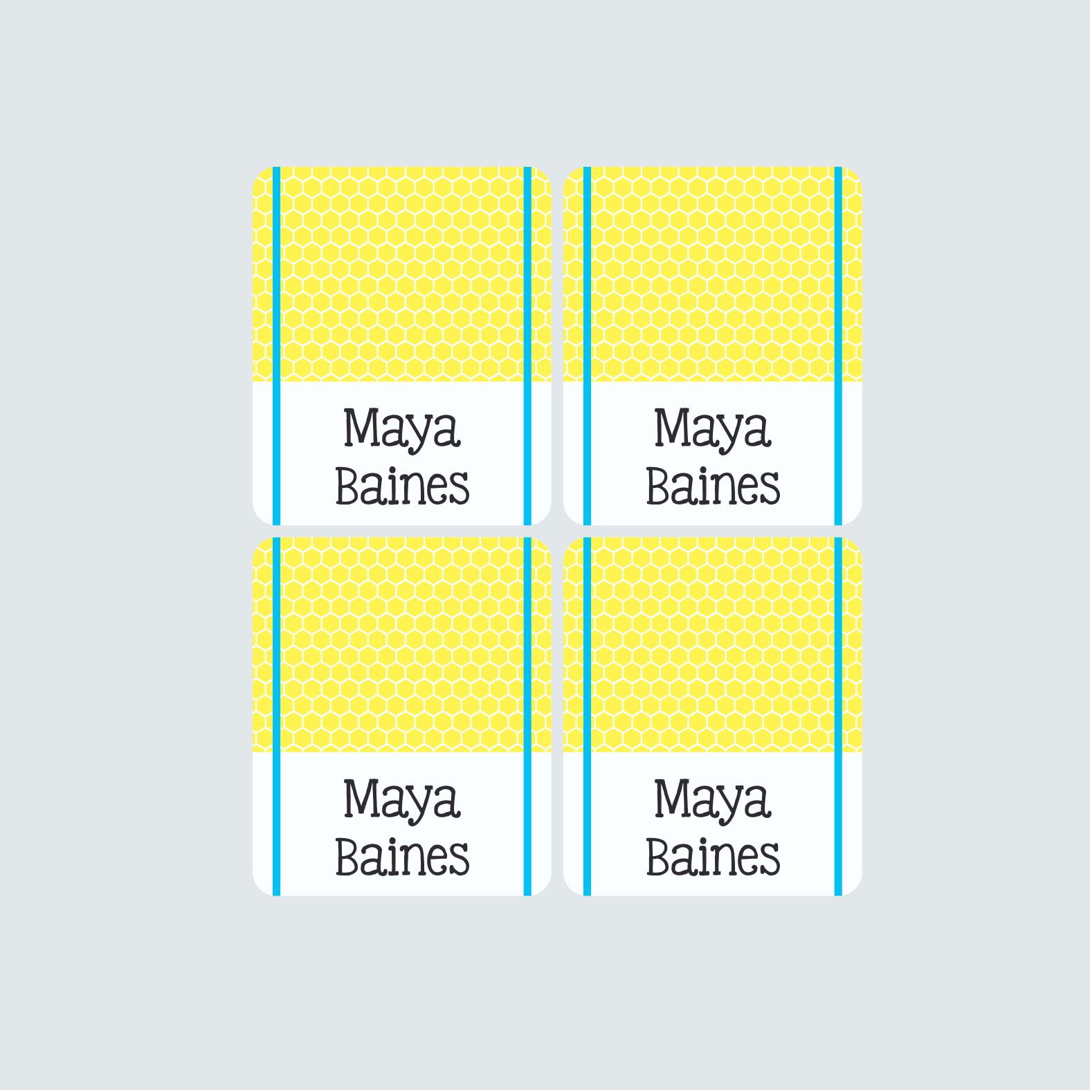 Pencil Wrap Labels - Busy Bees | Alphabugs