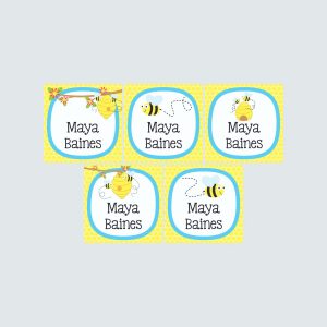 Classroom Decor - Busy Bees Labels | Alphabugs
