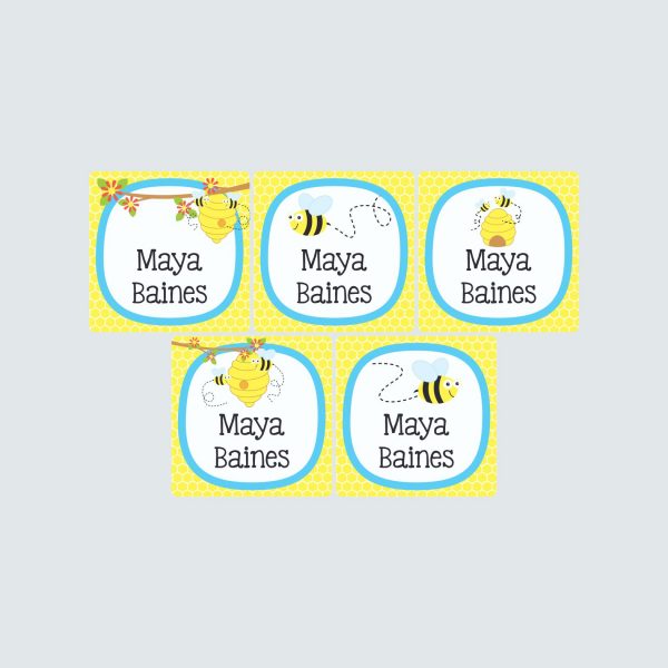 Classroom Decor - Busy Bees Labels | Alphabugs