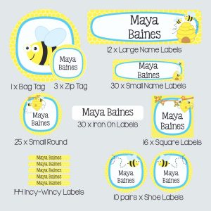 Classroom Decor - Busy Bees Labels | Alphabugs