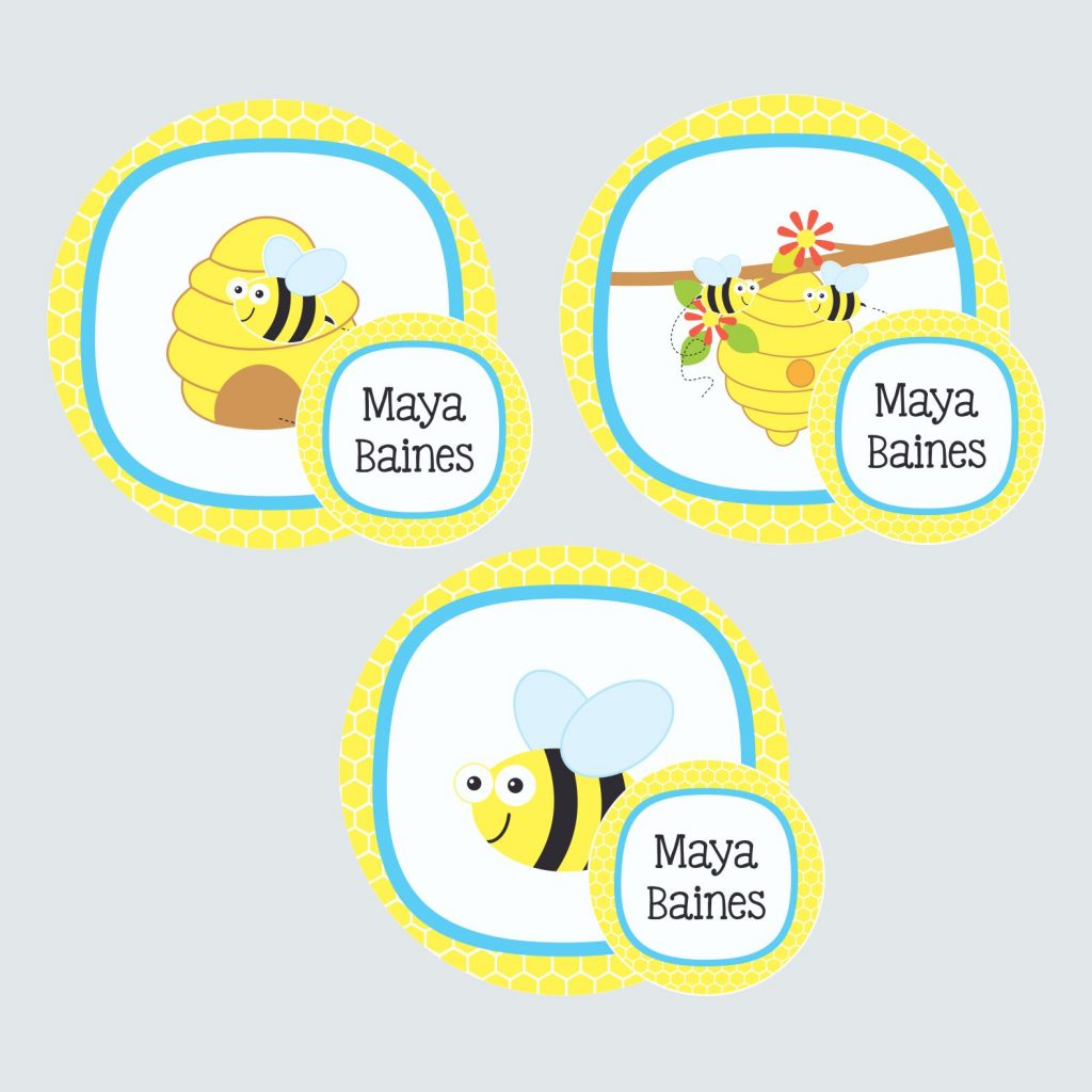 Classroom Decor - Busy Bees Birthday Chart | Alphabugs