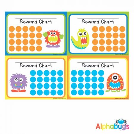 School Reward Chart - Monstrous Monsters | Alphabugs