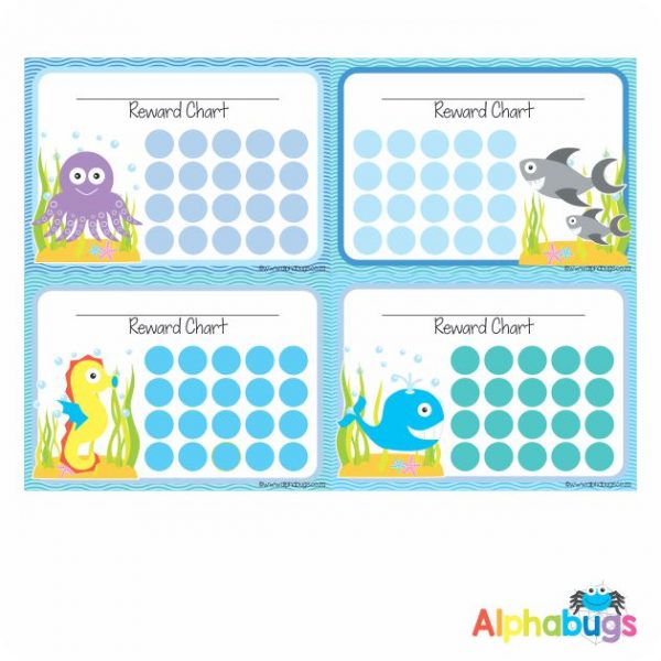 Home Printable - Reward Chart Rocking Robots | Alphabugs
