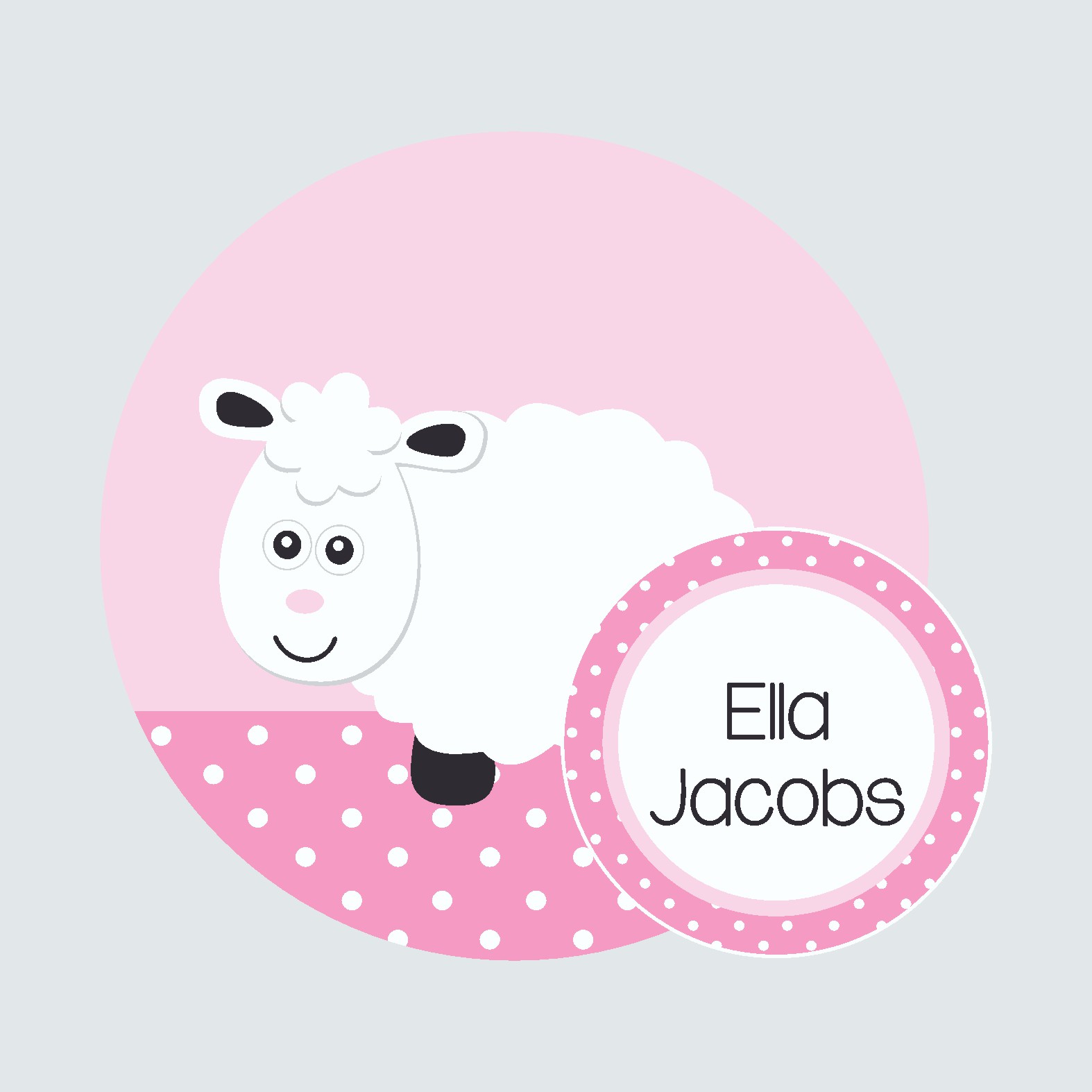 Bag Tag - Little Lamb | Alphabugs