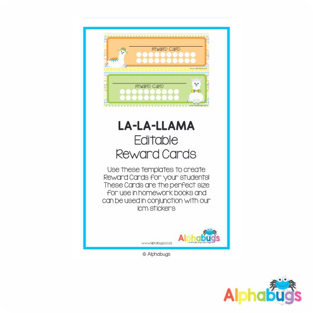 Classroom Decor - La La Llama Birthday Chart | Alphabugs