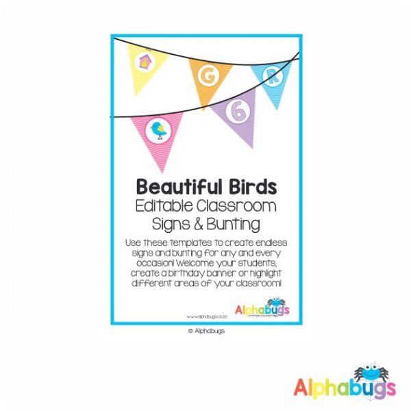 Classroom Decor - Beautiful Birds Archives | Alphabugs