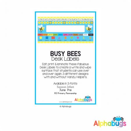 Classroom Decor - Busy Bees Archives | Alphabugs