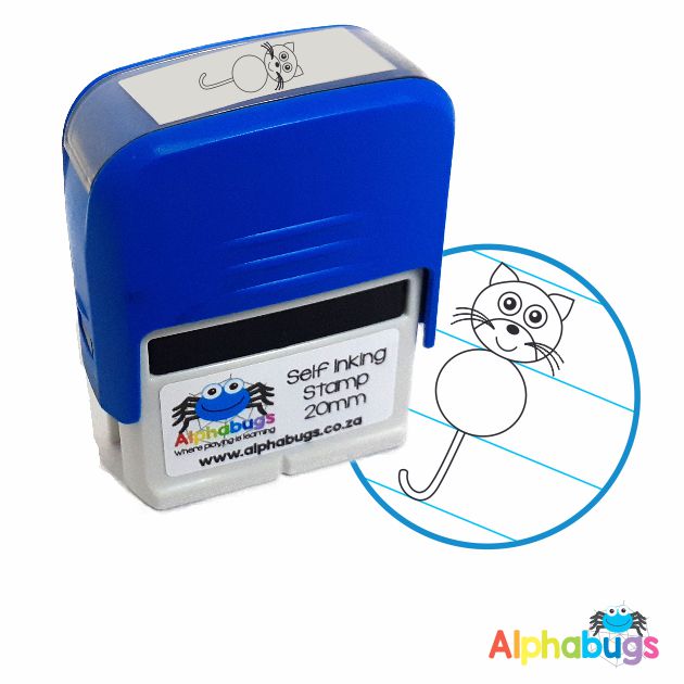 Self-Inking Stamp - Cool Cat (Small) | Alphabugs