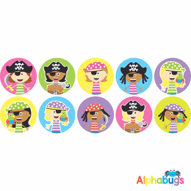 School Reward Chart - Ahoy There Matey Girls | Alphabugs
