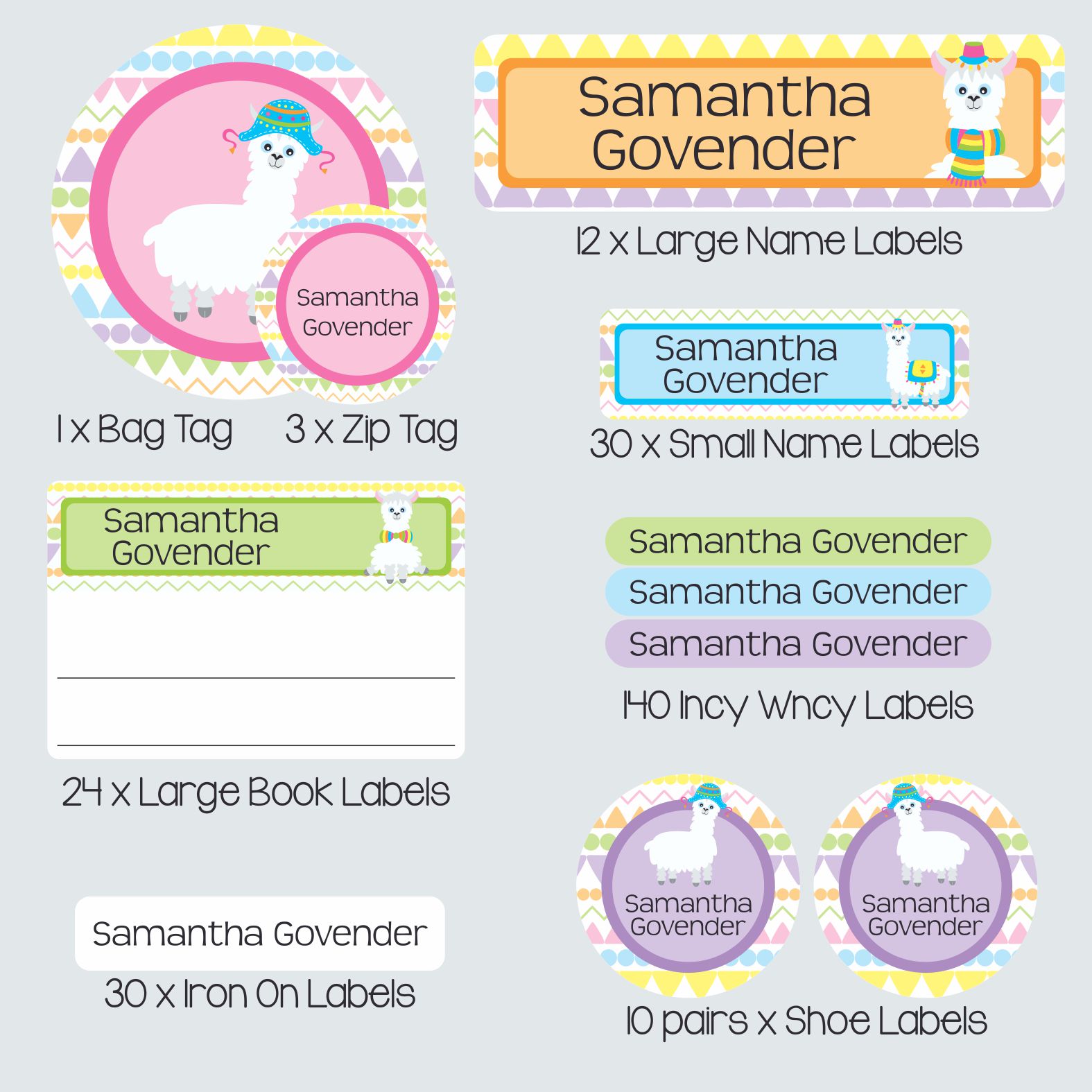 Classroom Decor - La La Llama Birthday Chart | Alphabugs
